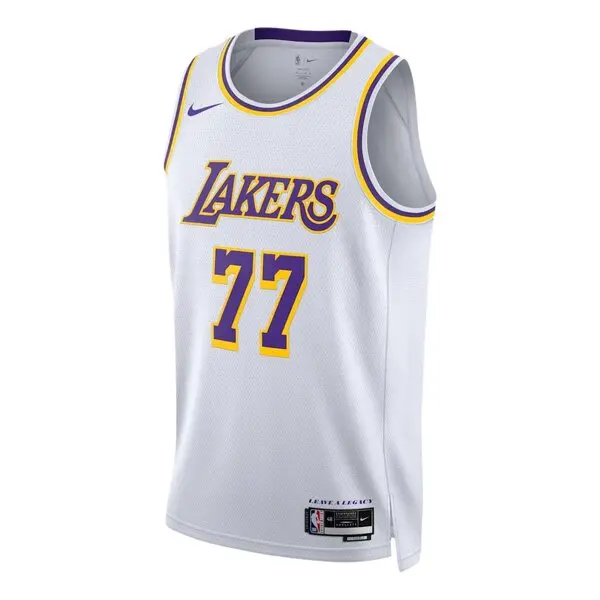 Nike Dri-fit Nba Los Angeles Lakers Association Edition Swingman Jersey - White