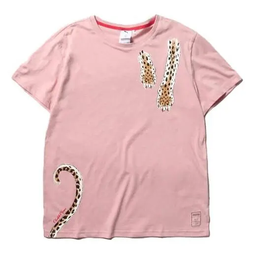 PUMA X Charlotte Olympia Cheetah Print T-shirt - Pink