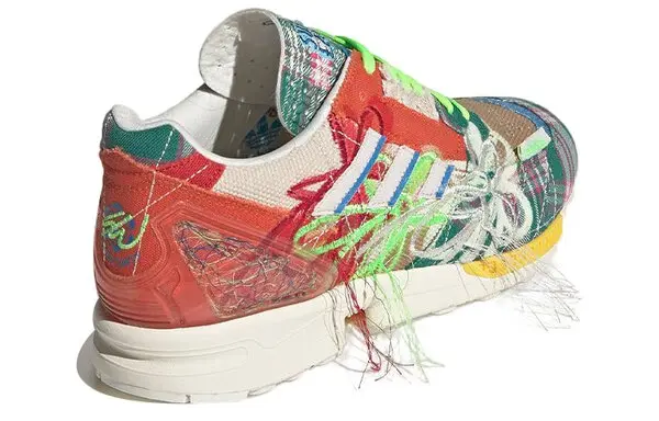 Adidas Sean Wotherspoon X Zx 8000 'super Earth' Sneakers - Cloud White/cloud White/red