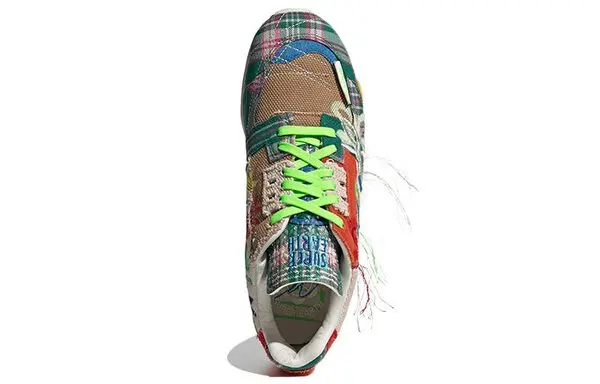 Adidas Sean Wotherspoon X Zx 8000 'super Earth' Sneakers - Cloud White/cloud White/red