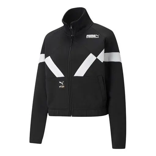 PUMA Double Knit Logo Stand-up Collar Jacket - Default Color