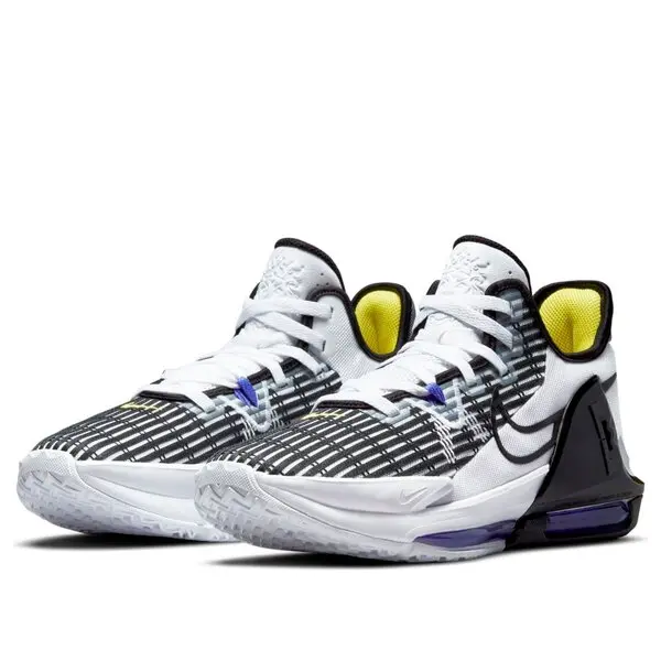 Nike Lebron Witness 6 Athletic Sneakers - Black/white/purple