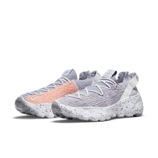 Nike Space Hippie 04 Athletic Sneakers - Grey/pink