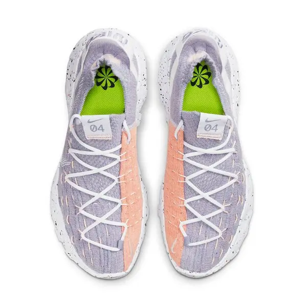 Nike Space Hippie 04 Athletic Sneakers - Grey/pink