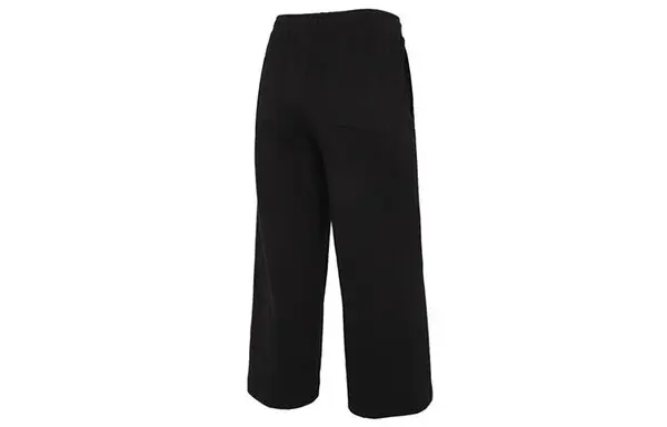 PUMA Logo Printed Knit Casual Cropped Pants