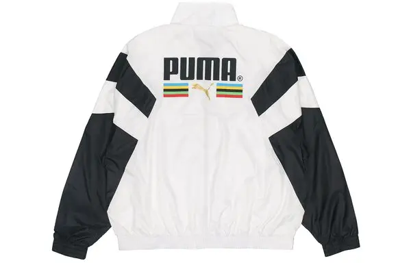 PUMA Bronzing Printing Casual Sports Jacket