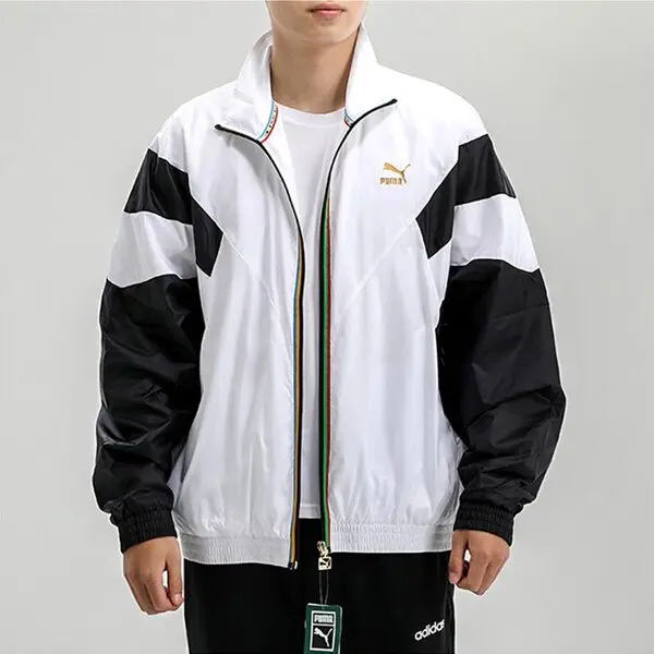 PUMA Bronzing Printing Casual Sports Jacket