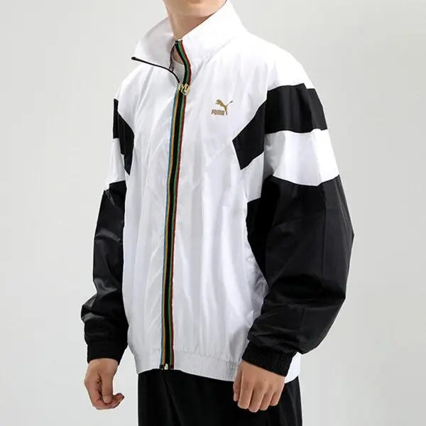 PUMA Bronzing Printing Casual Sports Jacket - Default Color