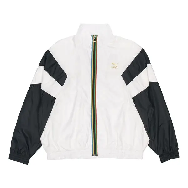 PUMA Bronzing Printing Casual Sports Jacket - Default Color