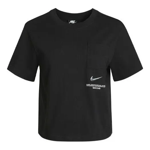 Nike Swoosh Printed T-shirt - Black
