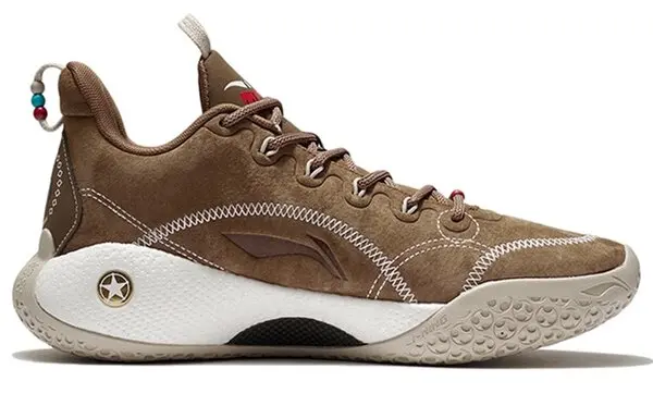 LI-NING Yushuai 14 Low "hometown" Basketball Sneakers - Brown