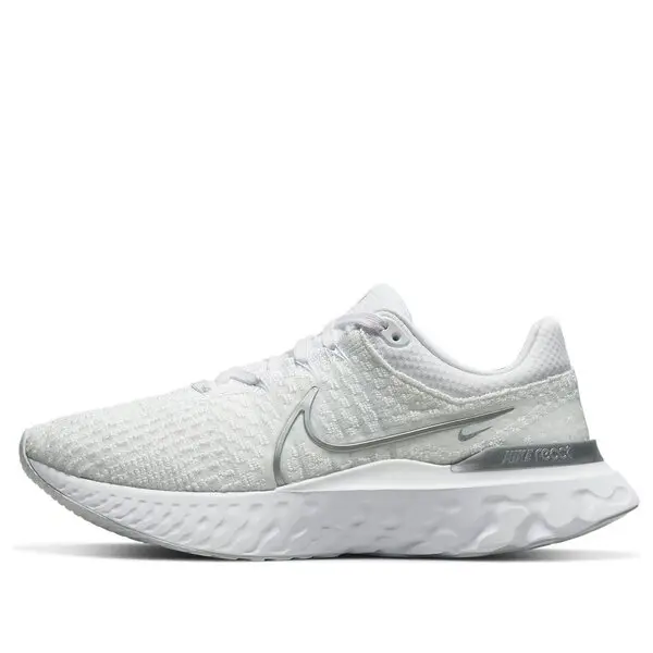Nike React Infinity Run Flyknit 3 Athletic Sneakers - White/gray