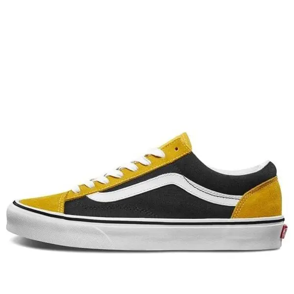 VANS Style 36 Vintage Suede Sneakers - Black/yellow