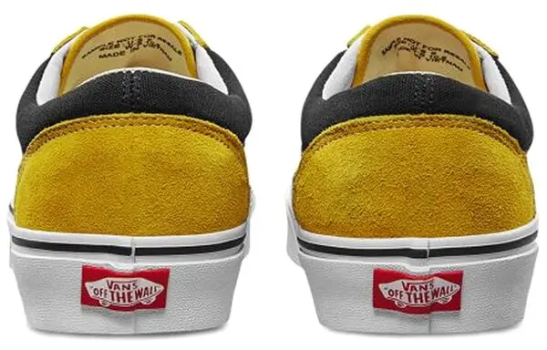 VANS Style 36 Vintage Suede Sneakers - Black/yellow