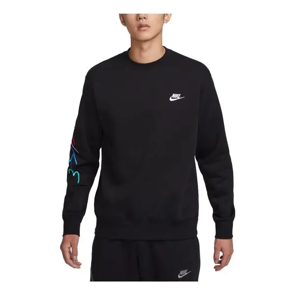 Nike Club Fleece Crewneck Sweater - Black