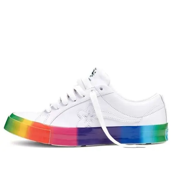 CONVERSE Golf Le Fleur X One Star Ox Rainbow Sneakers - White