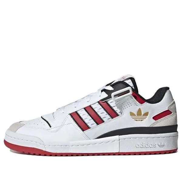 Adidas Forum Exhibit Low "white Scarlet - White/red/black