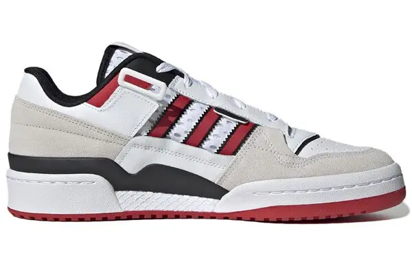 Adidas Forum Exhibit Low "white Scarlet - White/red/black