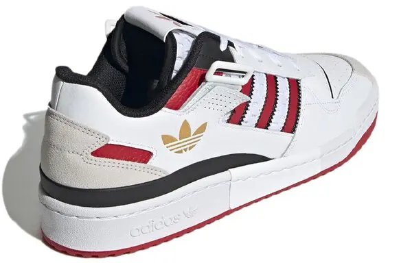 Adidas Forum Exhibit Low "white Scarlet - White/red/black