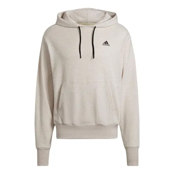 Adidas Botandye Logo Micro Mark Solid Color Hooded Casual Pullover - Multi-color
