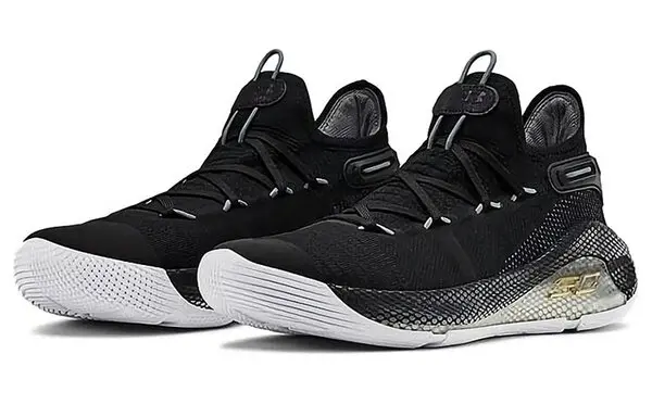 Under Armour Curry 6 Team Basketball Sneakers - Black