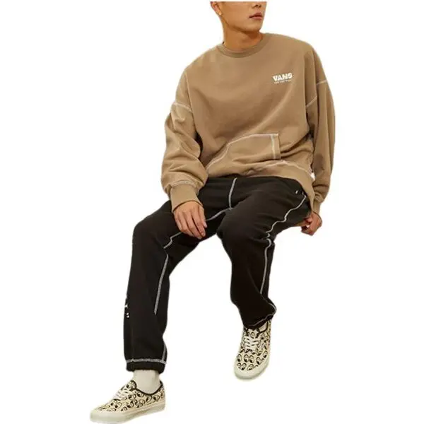 VANS Logo Alphabet Printing Round Neck Pullover