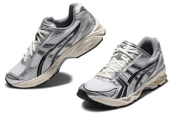Asics Jjjjound X Gel-kayano 14 "silver Black" Sneakers - Silver/black