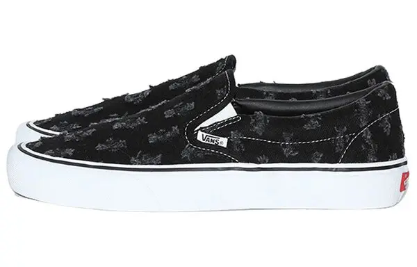 VANS Supreme X Slip-on Hole Punch Denim - Black