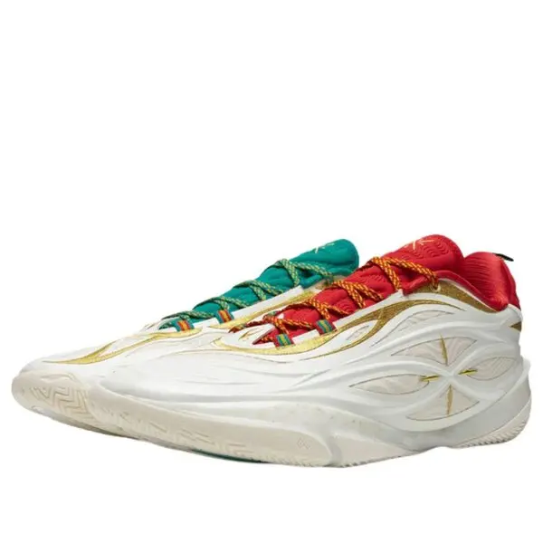 LI-NING Christmas" Sneakers - White/red/green