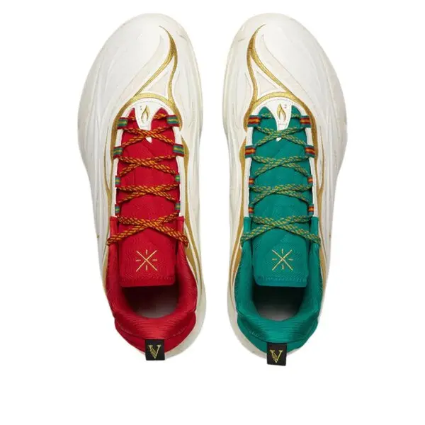 LI-NING Christmas" Sneakers - White/red/green