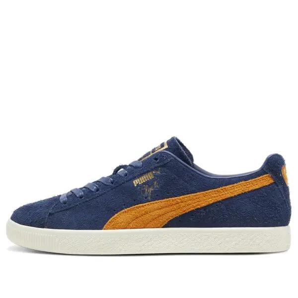 PUMA Clyde Og 75y Low Top Sneakers - Navy/orange