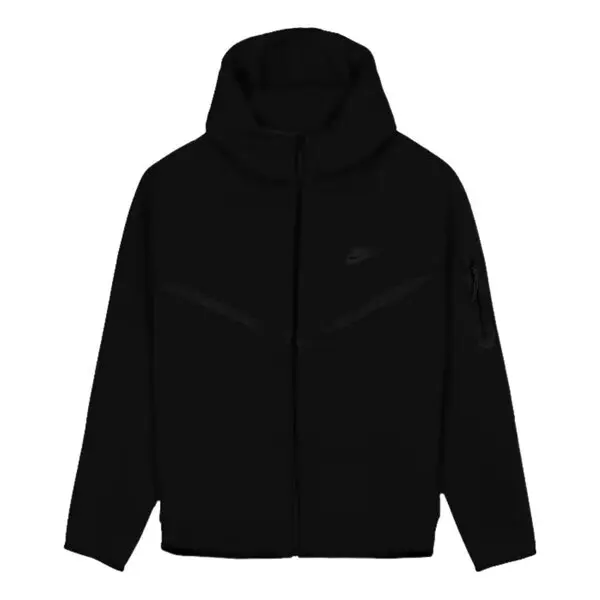 Nike Tech Fleece Windrunner Full Zip Hoodie - Black