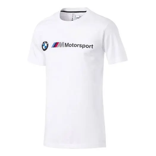 PUMA Bmw Motorsport Racing Series Casual Sports Round Neck Short Sleeve - White