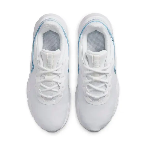 Nike Legend Essential 2 Low Top Athletic Sneakers - White/blue
