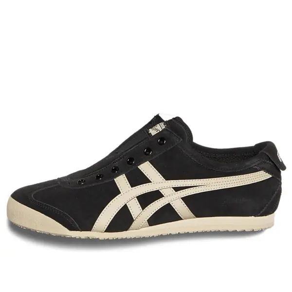 Onitsuka Tiger Mexico 66 Slip-on Suede Sneakers - Black Putty