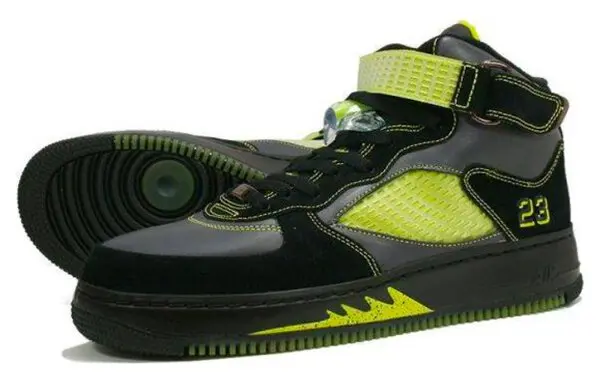 JORDAN Air Fusion 5 High Top Sneakers
