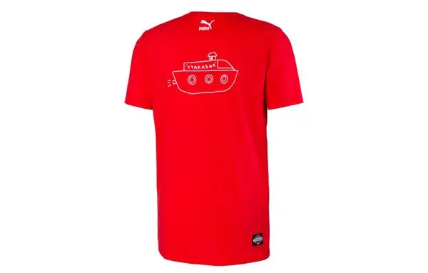 PUMA X Tyakasha Crossover Series Short Sleeve Couple Style - Red