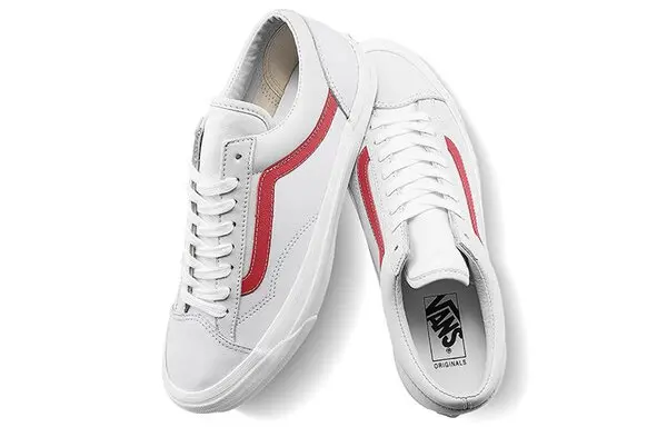 VANS Og Style 36 Lx Sneakers - White/red