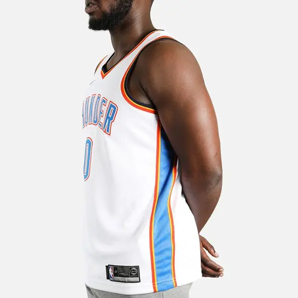 Nike Oklahoma City Thunder Russell Westbrook Association Edition Jersey #0