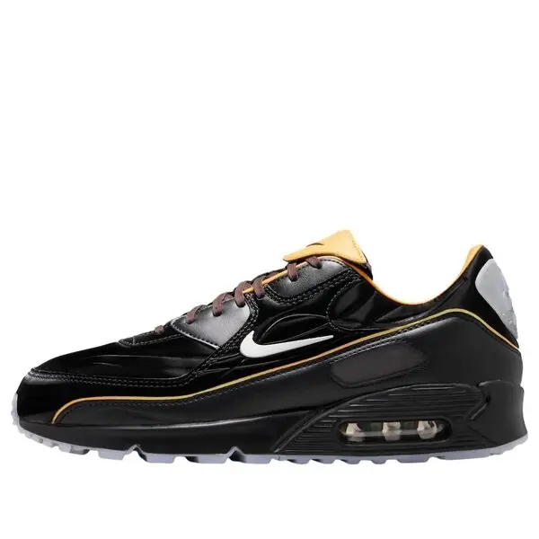 Nike Max 90 'korea Family Reunion' Sneakers - Black/white/gold Leaf