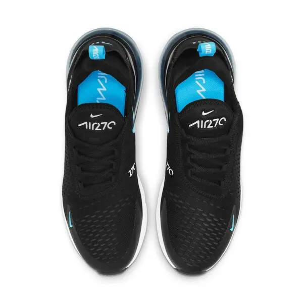 Nike Max 270 Athletic Sneakers - Black/blue/white