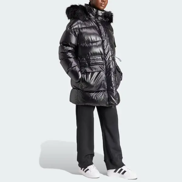 Adidas Originals Puffed Long Fur Jacket
