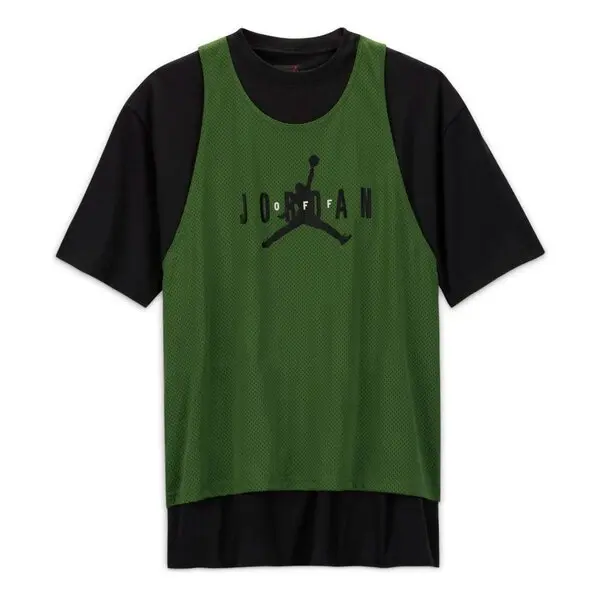 JORDAN X Off-white T-shirt Asia Sizing 'forest - Green