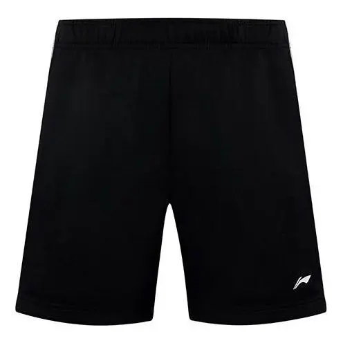 LI-NING Badminton Sport Shorts - Black/white