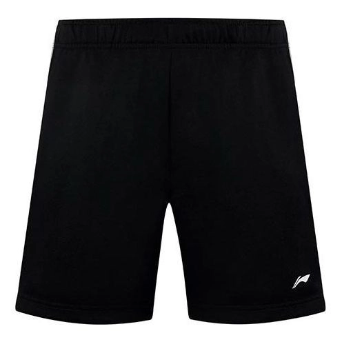 LI-NING Badminton Sport Shorts - Black/white