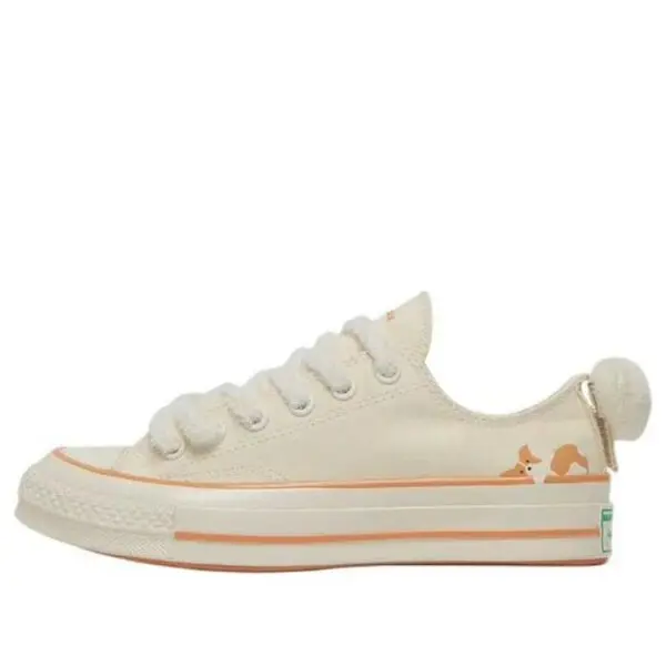 CONVERSE 1970s Low Top Sneakers - White/orange