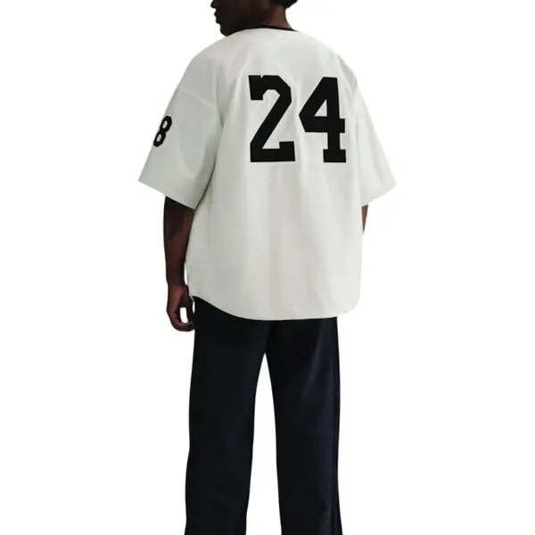 Nike X Kobe Bryant Baseball Jersey - White/black