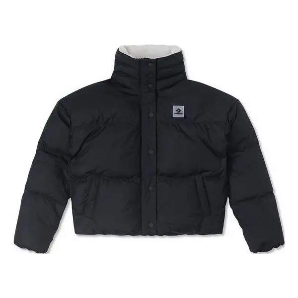 CONVERSE Short Down Puffer Jacket - Black