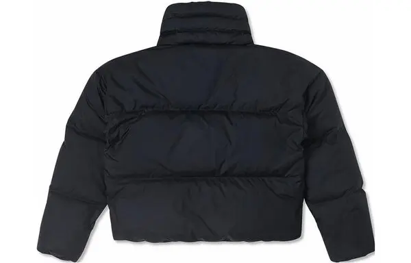 CONVERSE Short Down Puffer Jacket - Black