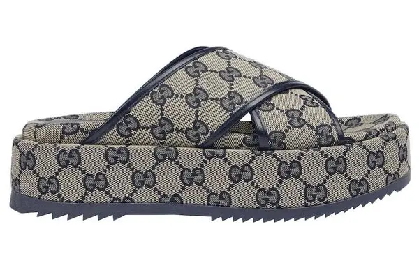 Gucci Gg Platform Slide Sandal